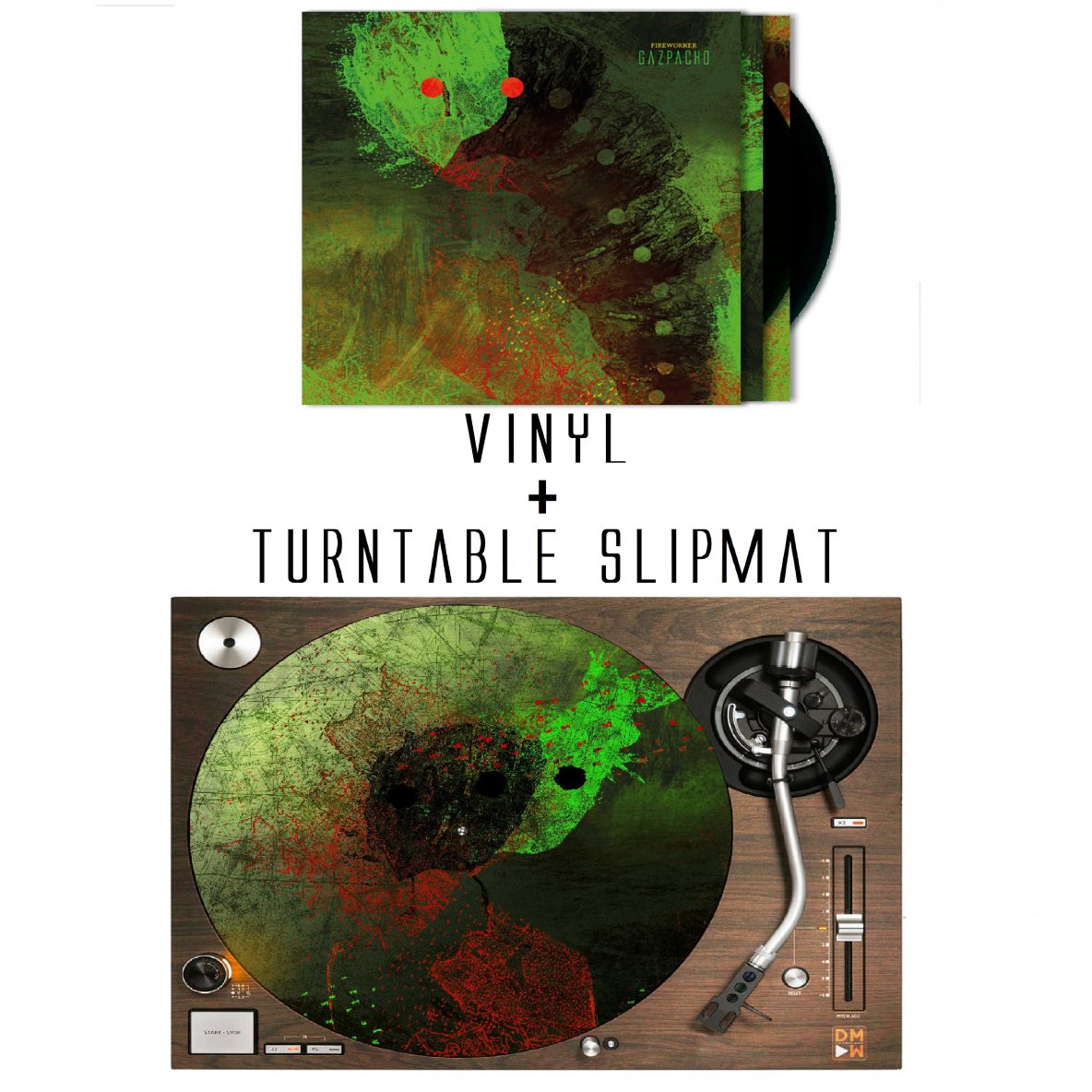 Fireworker (Bundle Vinyl+Turntable Slipmat) - Gazpacho Store